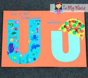 Preschool Letter U - In My World