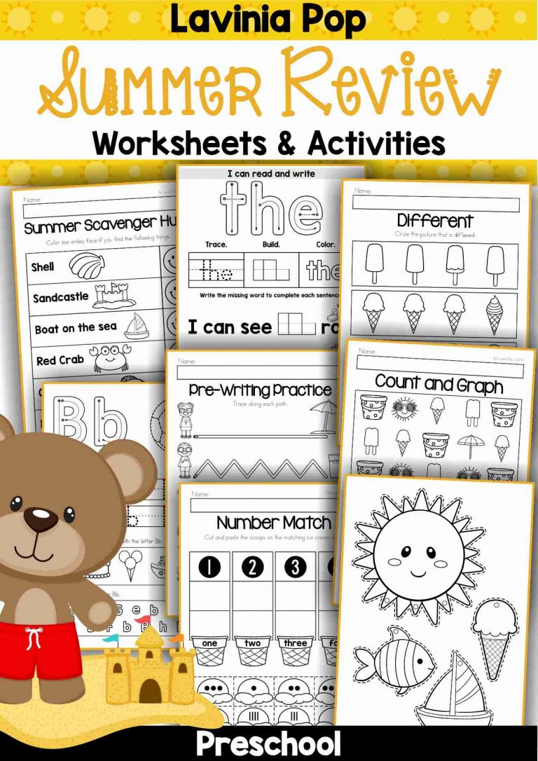 Summer Popsicle Alphabet and Beginning Sounds - FREE Printable - In My ...