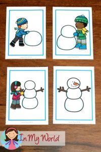 winter-preschool-centers-build-a-snowman-sequencing-cards - In My World