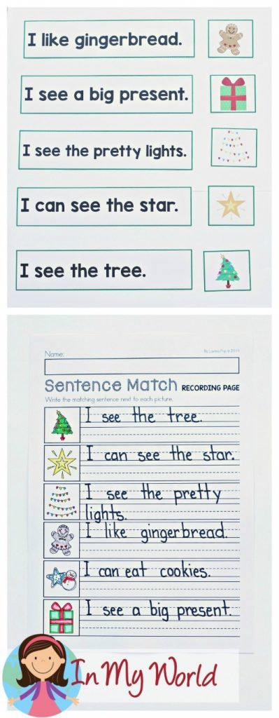 Sentence Match - In My World