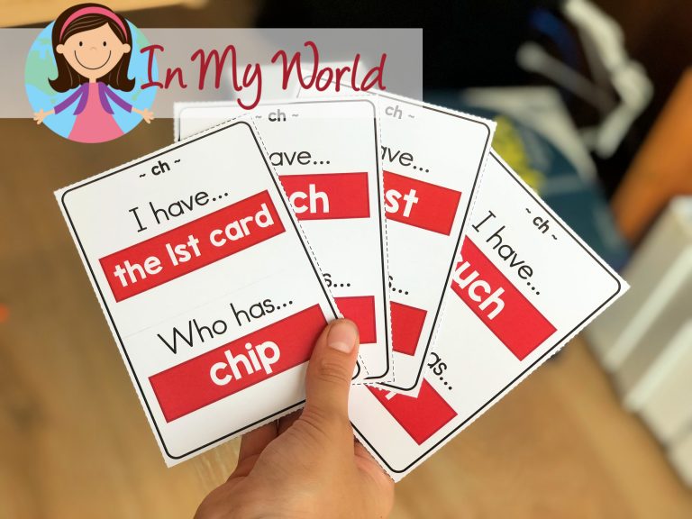 FREE CH Digraph Printable Activities & Worksheets - In My World