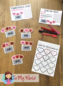 FREE Valentine's Day Sight Words Activity - In My World