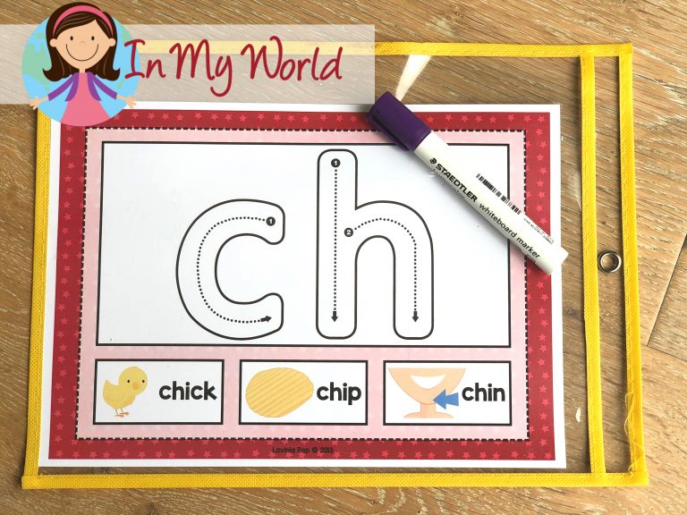 FREE CH Digraph Printable Activities & Worksheets - In My World