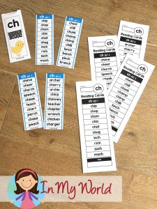 FREE CH Digraph Printable Activities & Worksheets - In My World