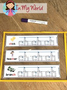 FREE CH Digraph Printable Activities & Worksheets - In My World