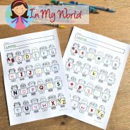 Alphabet Review - In My World