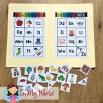 Beginning Sounds Match - File Folder Activity - In My World