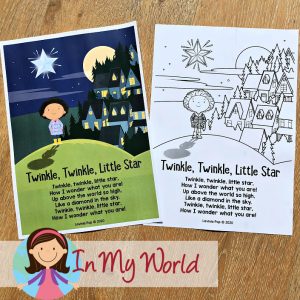 Twinkle, Twinkle Little Star Nursery Rhyme Worksheets and Activities ...