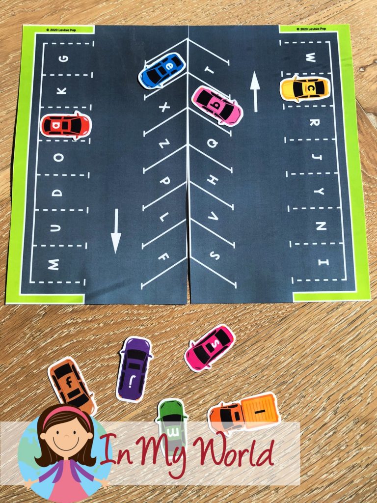 Car-Park-Letter-Match-1 - In My World