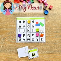 Kindergarten Morning Bins | Tubs | Centers Set 1 - In My World