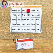 Kindergarten Morning Bins | Tubs | Centers Set 1 - In My World