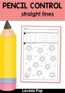 Pencil Control: Straight Lines - In My World