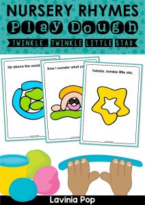 Twinkle, Twinkle, Twinkle Little Star Nursery Rhyme Play Dough Activity ...
