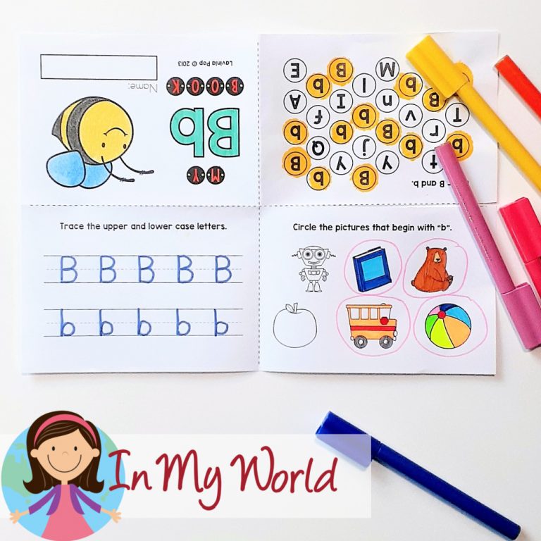 FREE Phonics Letter of the Week B - In My World