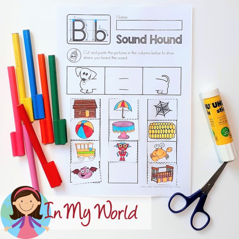 FREE Phonics Letter of the Week B - In My World