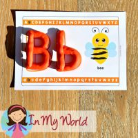 Alphabet Play Dough | Play Doh Mats - In My World