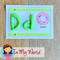 Alphabet Play Dough | Play Doh Mats - In My World