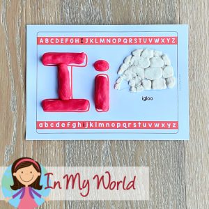 Alphabet Play Dough | Play Doh Mats - In My World