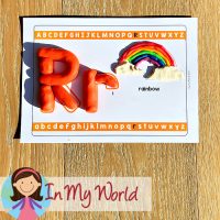 Alphabet Play Dough | Play Doh Mats - In My World