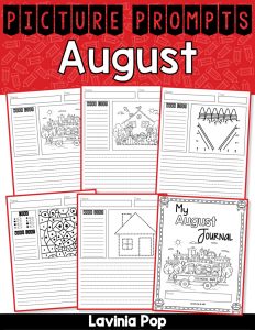 August Writing Picture Prompts - In My World