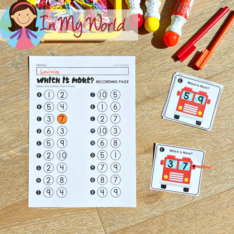 Fire Safety Math Centers for Kindergarten | Morning Tubs / Bins - In My ...