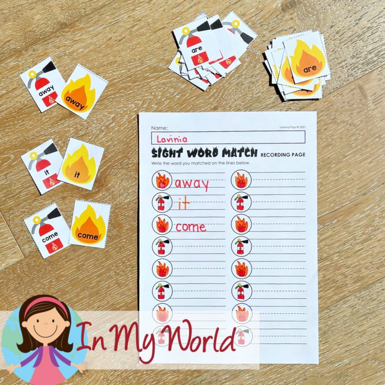 Fire Safety Literacy Centers for Kindergarten | Morning Tubs / Bins ...