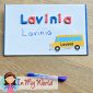 Editable Sight Word Centers: School Bus Word Building - In My World