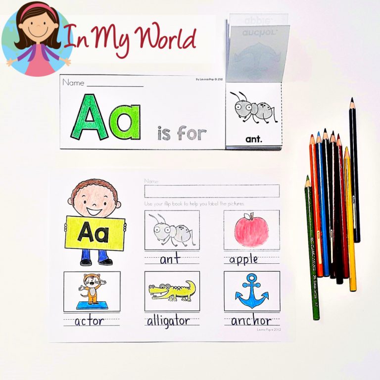 Alphabet Flip Books - In My World