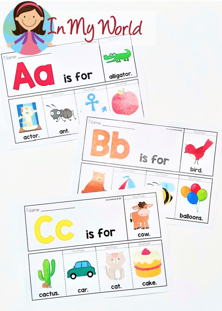 Alphabet Flip Books - In My World