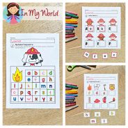 Fire Safety & Firefighter Worksheets for Kindergarten - In My World