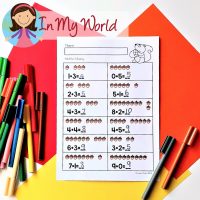 Autumn Math Worksheets for Kindergarten - In My World