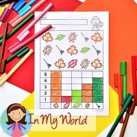 Autumn Math Worksheets for Kindergarten - In My World