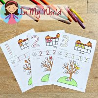 Back to School Kindergarten Worksheets - In My World