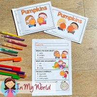 Preschool Autumn/ Fall Worksheets - In My World