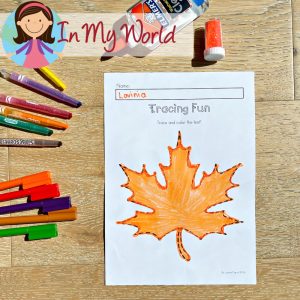 Preschool Autumn/ Fall Worksheets - In My World