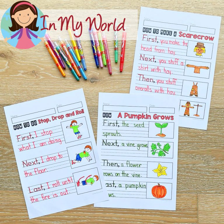 October Writing Journal - In My World