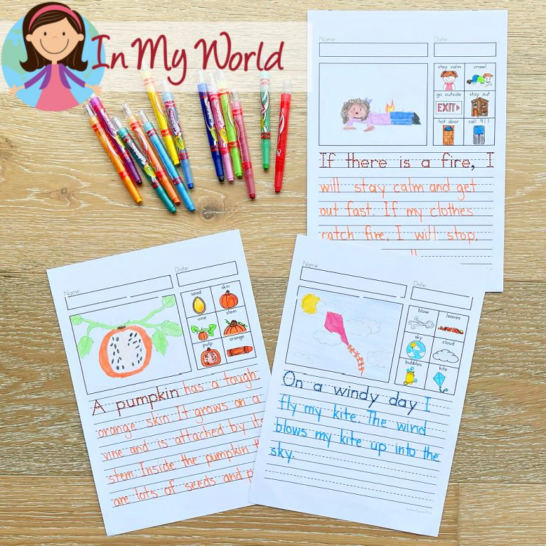 October Writing Journal - In My World