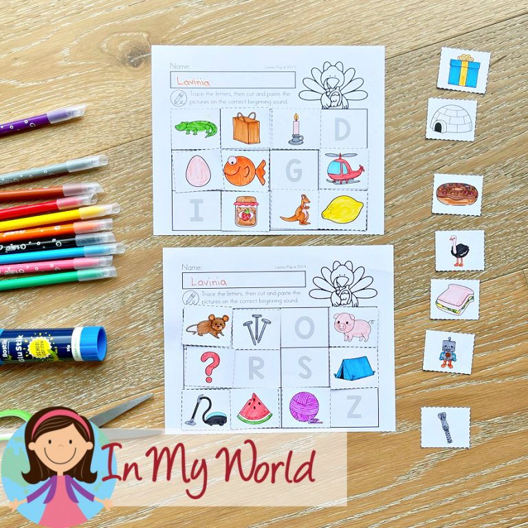 Thanksgiving No Prep Math & Literacy Worksheets for Kindergarten - In ...