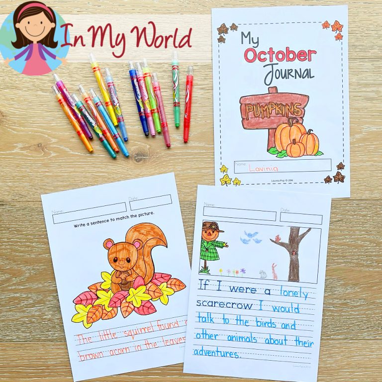 October Writing Journal - In My World