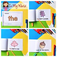 Autumn Read & Trace Sight Word Readers - In My World