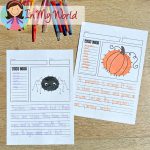 October Picture Writing Journal - In My World
