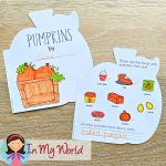 Pumpkin Shaped Writing Book - In My World