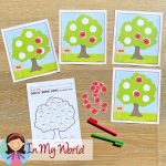Editable Sight Word Centers: Sight Word Apple Trees - In My World
