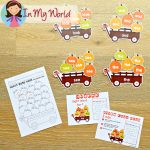 Editable Sight Word Pumpkin Centers - In My World