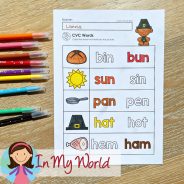 Thanksgiving No Prep Preschool Worksheets & Activities - In My World