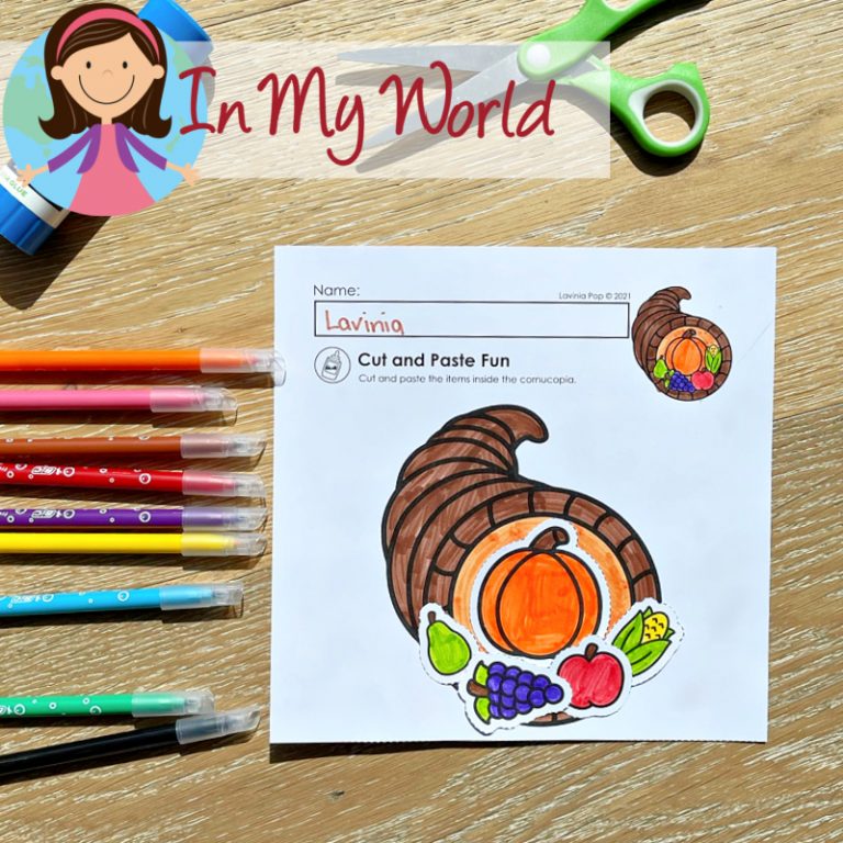 Thanksgiving No Prep Preschool Worksheets & Activities - In My World