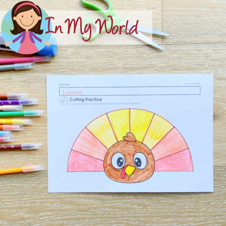 Thanksgiving No Prep Preschool Worksheets & Activities - In My World