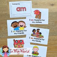Thanksgiving Read & Trace Sight Word Readers - In My World