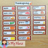 Thanksgiving Word Wall - In My World