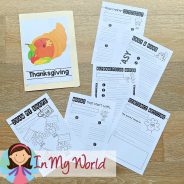 Thanksgiving Word Wall - In My World